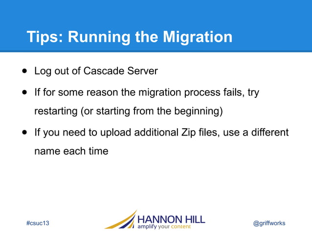Operation Migration: Migrating Static Content into Cascade Server with our new HTML Migration ...