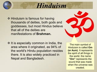 istory, origin, belief, culture and tradition of Hinduism.ppt ...