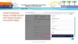The many uses of Kubernetes cross cluster migration of persistent data ...