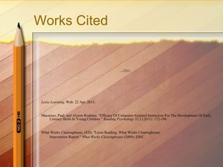Lexia Presentation by Ryan | PPT