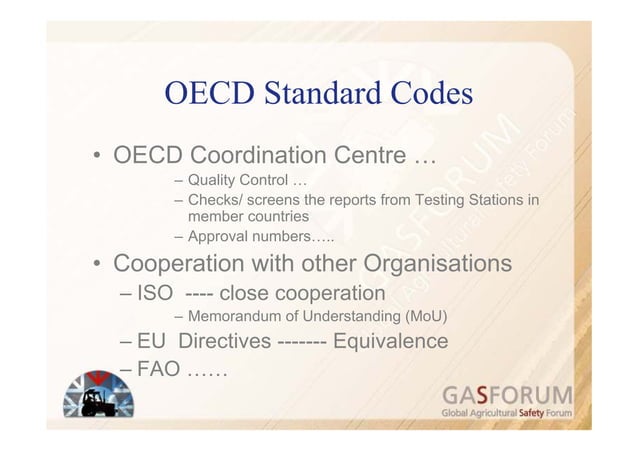 The OECD Standard Codes for Agricultural and Forestry Tractors | PDF