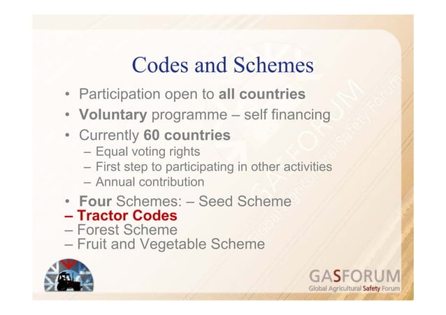 The OECD Standard Codes for Agricultural and Forestry Tractors | PDF