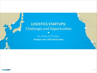 Logistics Startups: Challenges and Opportunities | PDF