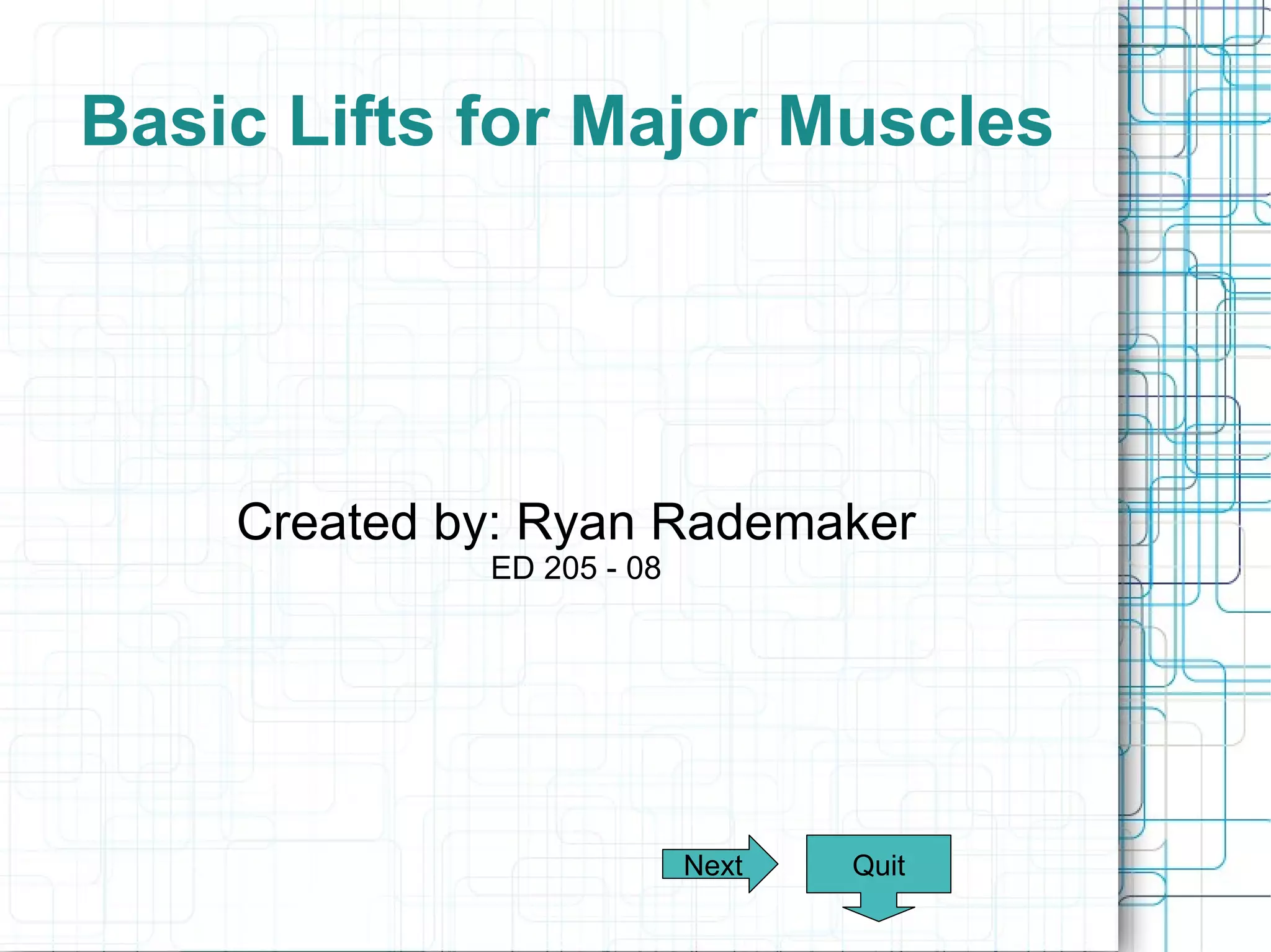 Ryan Rademakers Interactive Power Point Project | PPT | Bodybuilding ...