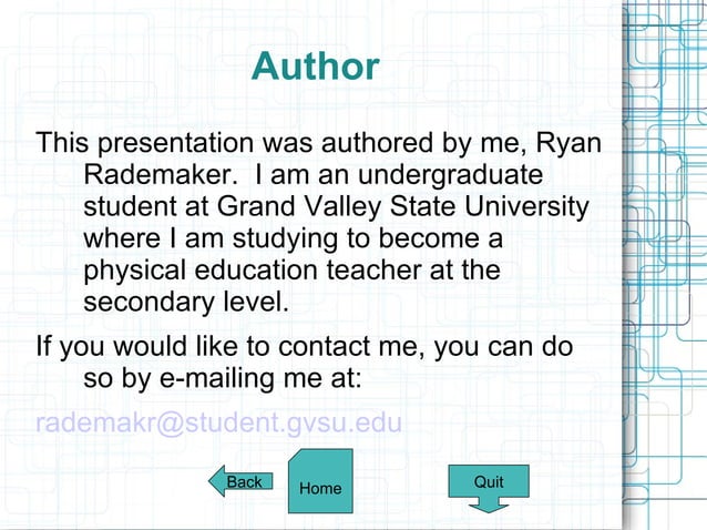 Ryan Rademakers Interactive Power Point Project | PPT | Bodybuilding ...