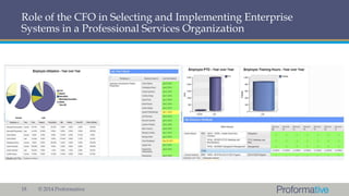 Role of the CFO in Selecting and Implementing Enterprise Systems in a ...