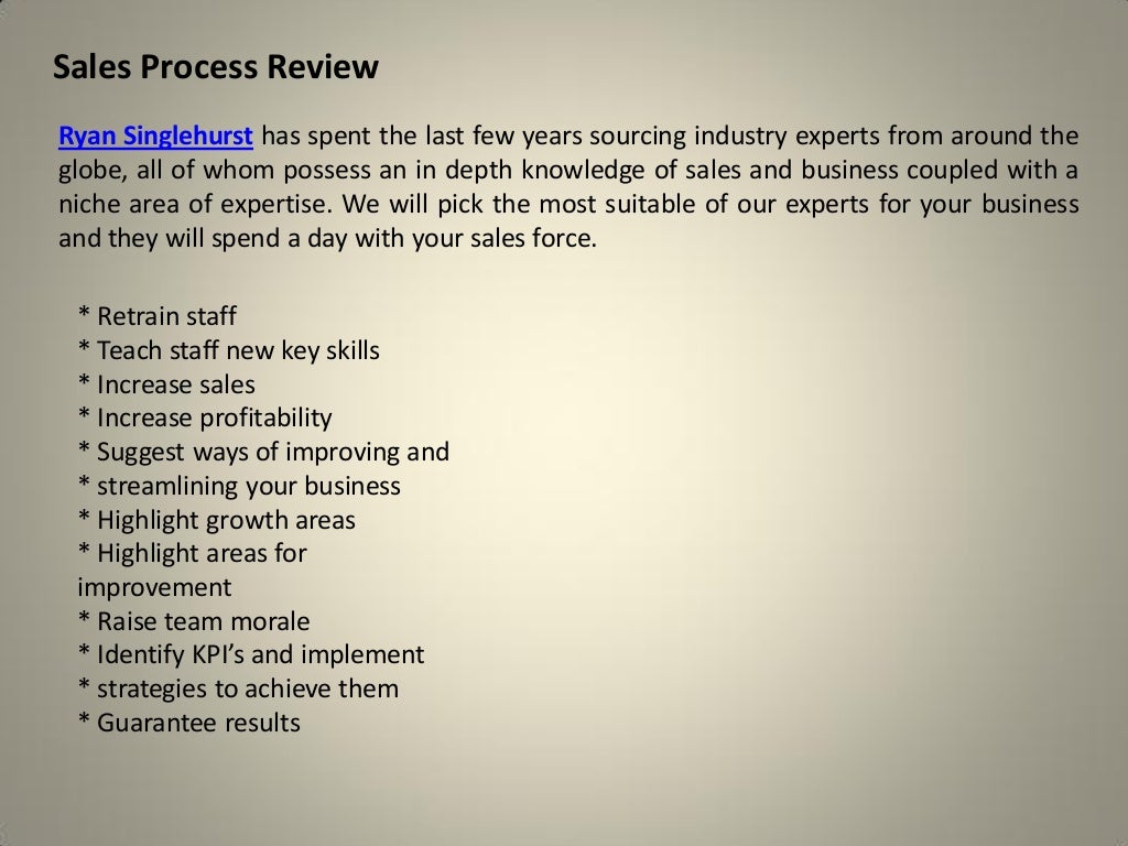 Ryan Singlehurst Marketing And Sales Training