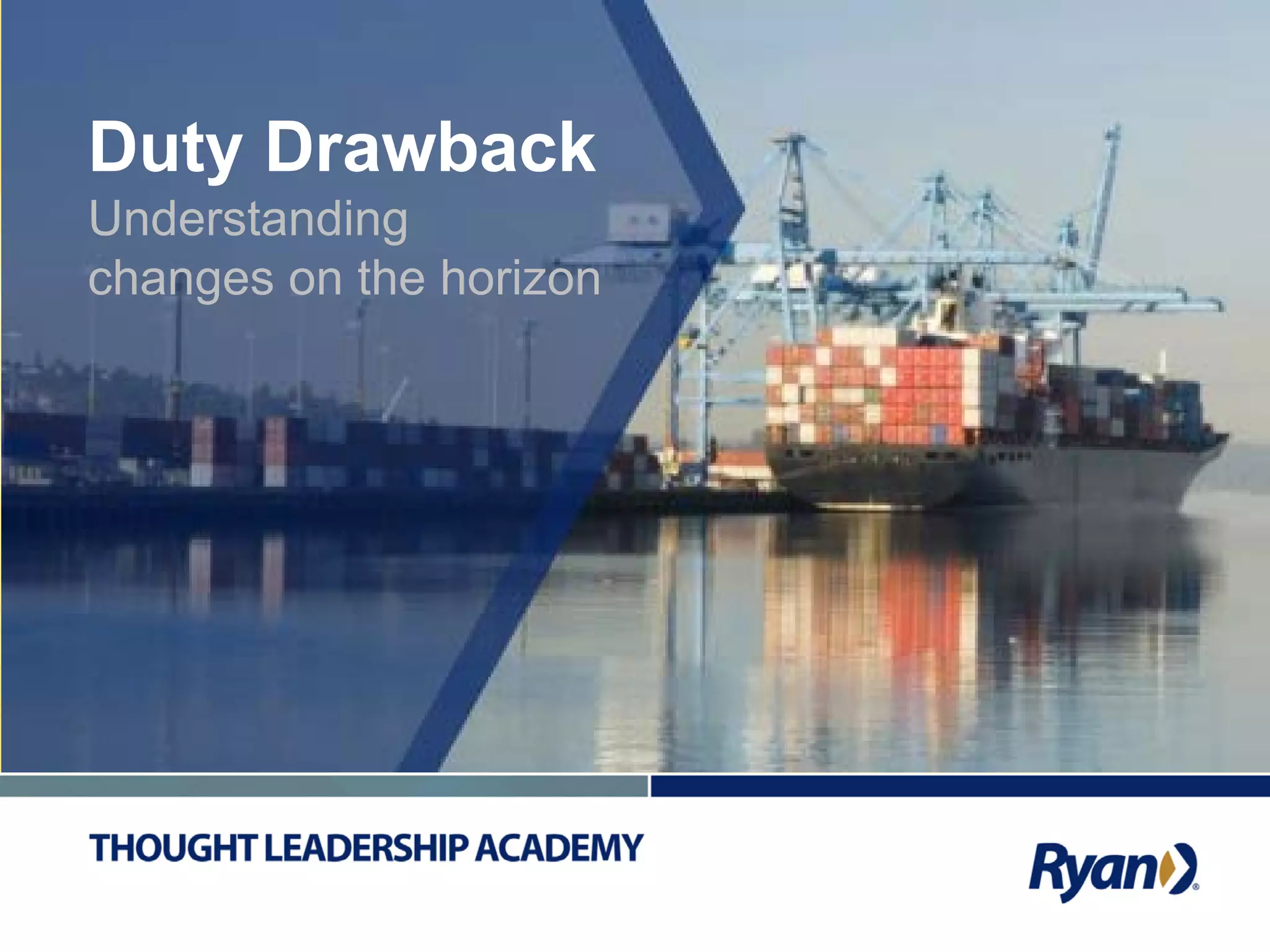 Customs and Foreign Trade | Duty Drawback | PDF