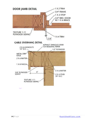 How to build your dream 12x8 shed | PDF