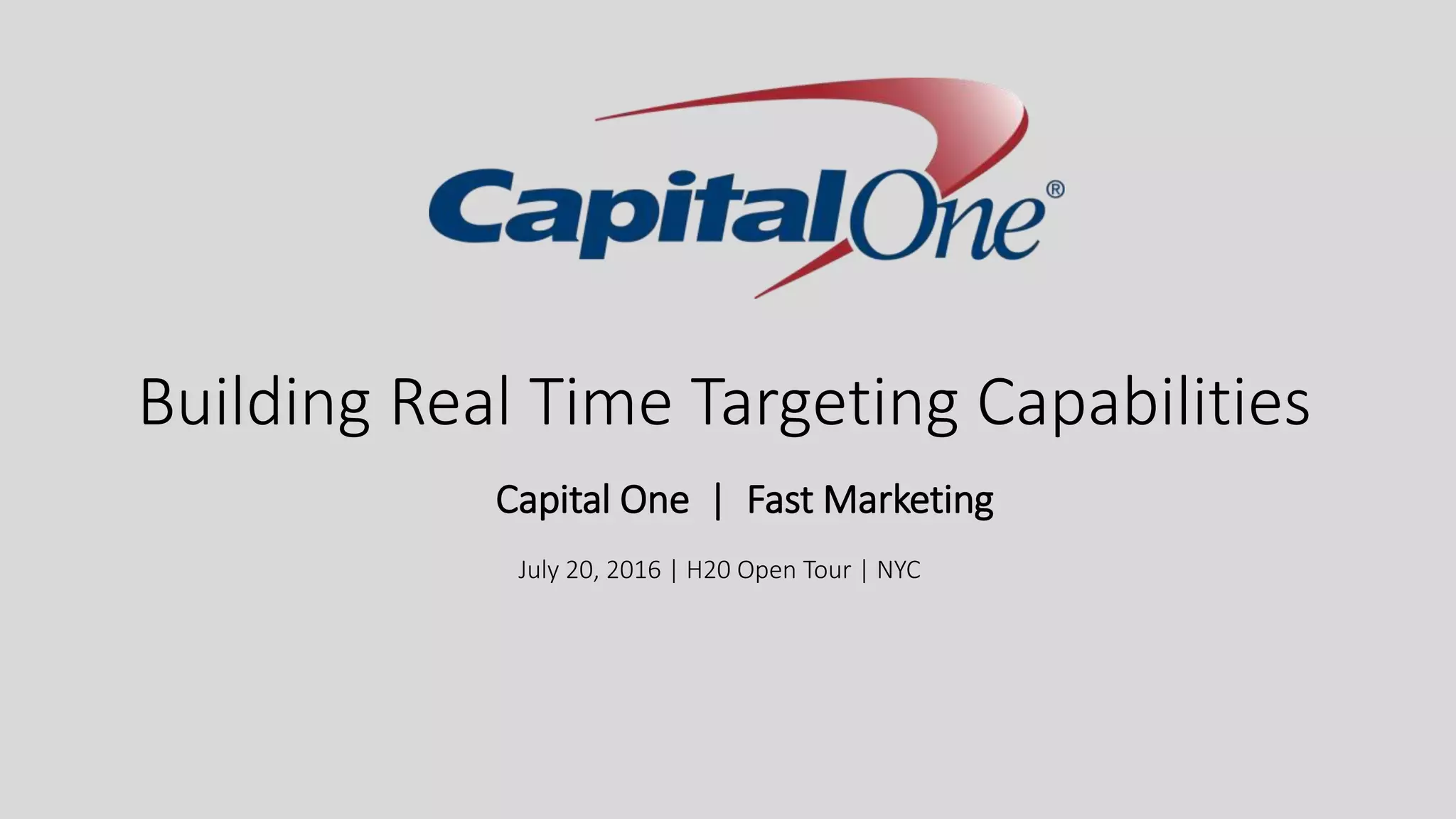 Building Real Time Targeting Capabilities - Ryan Zotti, Subbu ...
