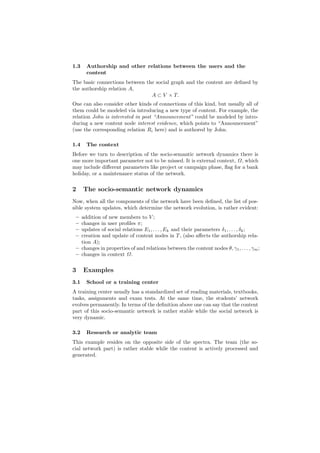 Rostislav Yavorsky - Research Challenges of Dynamic Socio-Semantic Networks | PDF