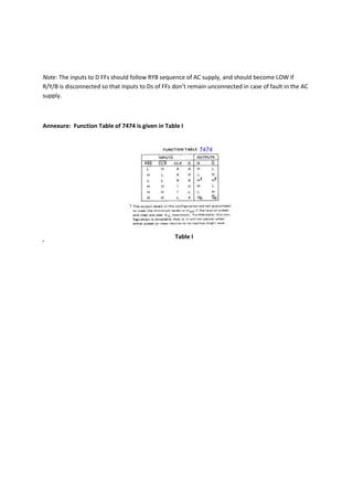 DETECTION OF PHASE REVERSAL AND SINGLE PHASING OF AC POWER SUPPLY WITH ...