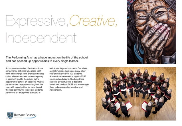 Ryedale School Prospectus 2018 - 2019 | PPT