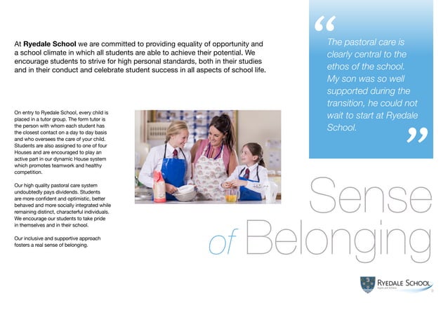 Ryedale School Prospectus 2018 - 2019 | PPT