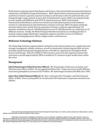 Mck proposal | PDF