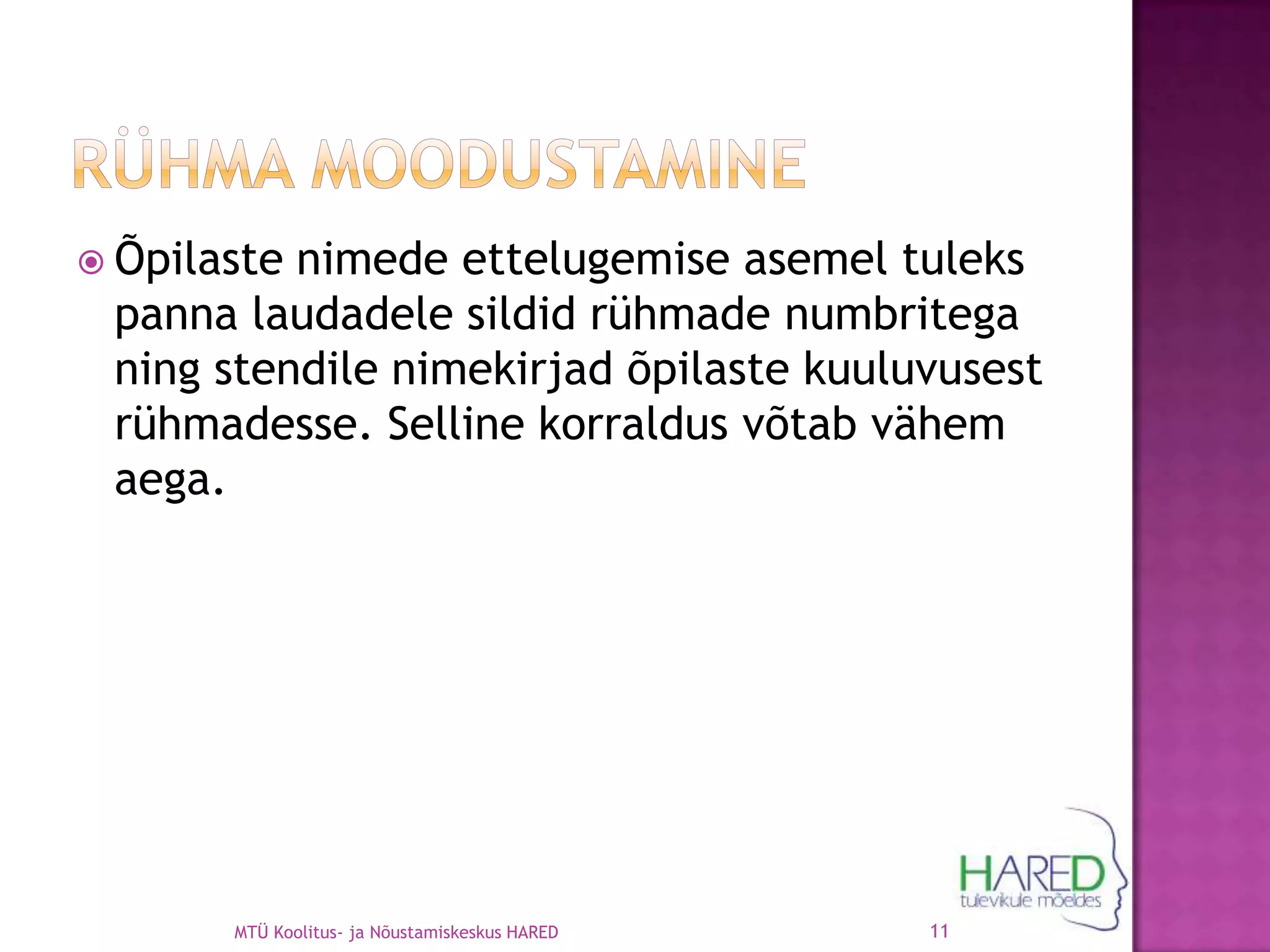 Ryhmatoo Metoodika | PPTX