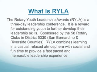 Ryla | PPTX