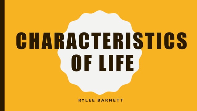 Biology- Characteristics of Life, What Makes Things Living- Basic ...