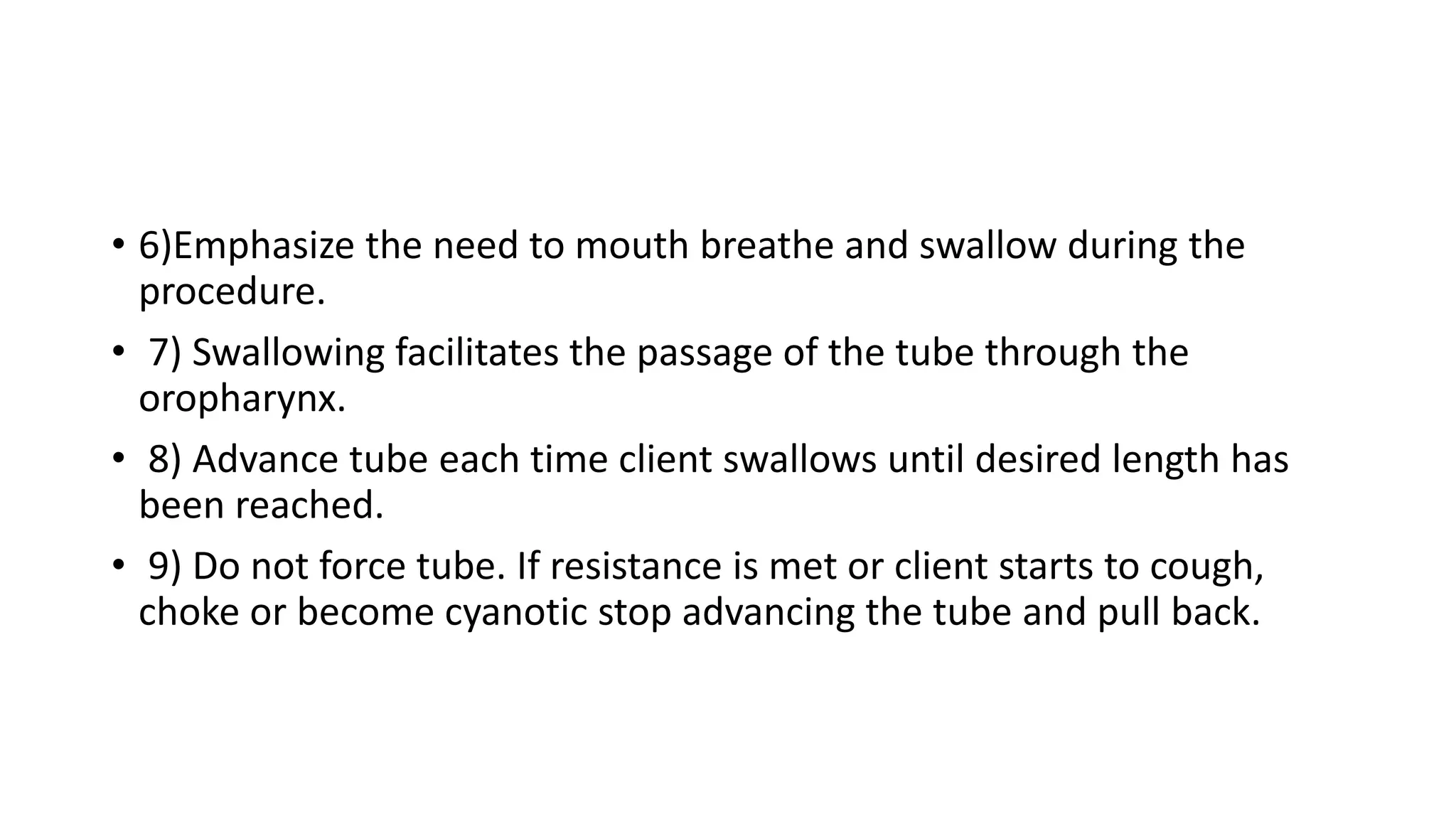 Ryles tube insertion and its care | PPTX