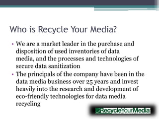 Recycle Your Media Presentation | PPTX