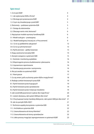 Rynek elektronicznych systemów B2B | PDF