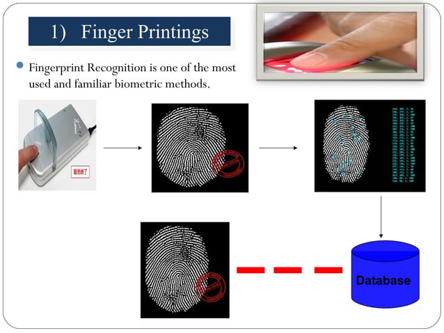 Bio-metrics Authentication Technique | PPT | Internet | Computing