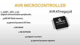 The arduino and iot | PPTX