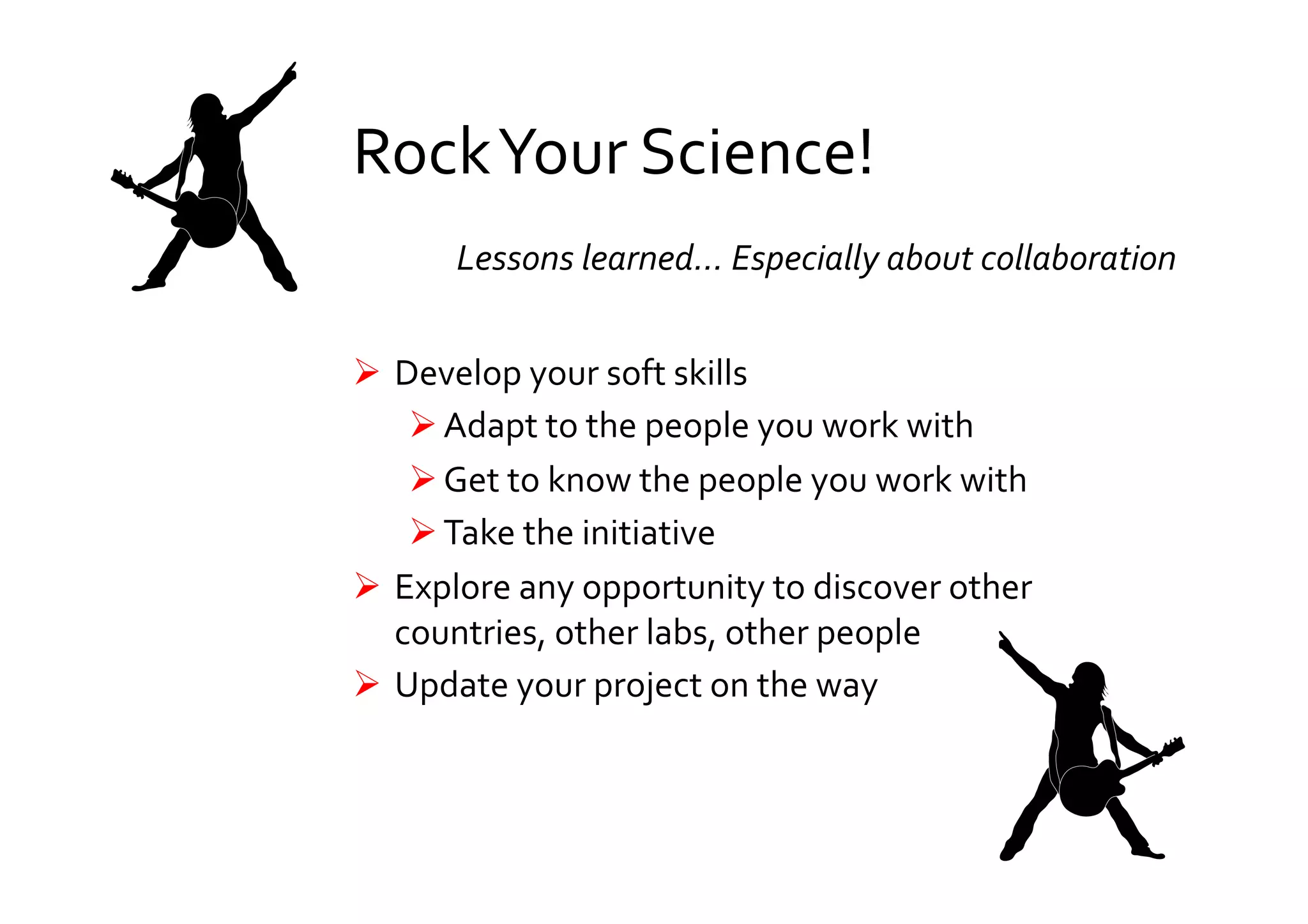 Magali Michaut - ROCK YOUR SCIENCE! | PPT
