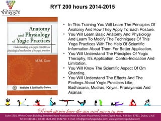 Ryt 200 hours dec 2014 | PPT | Astrology | Religion & Spirituality