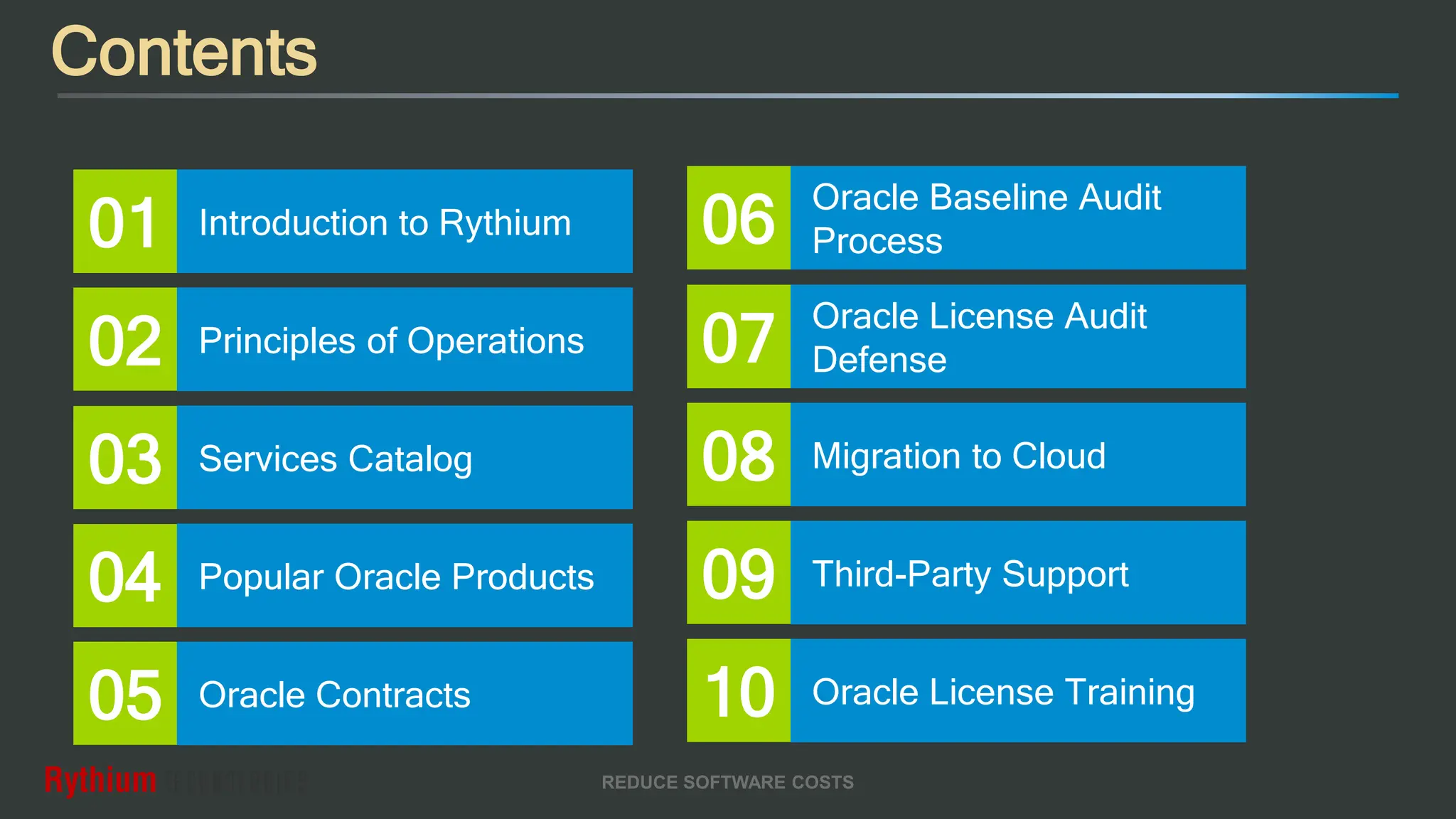 Rythium Oracle License Management Services.pptx