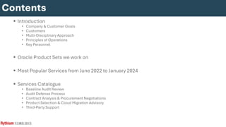 Rythium's Independent Oracle License Management Services | PPT