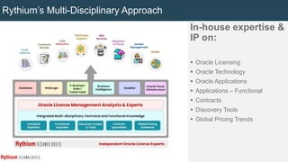 Rythium's Oracle License Audit Defense Services | PPT