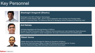 Rythium's Oracle License Audit Defense Services | PPT