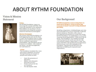 Rythm Foundation | PPT