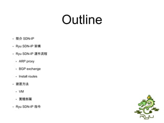 Ryu SDN-IP | PPTX | Computer Networking | Computing