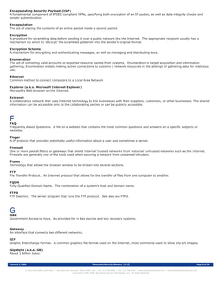 RAZORPOINT SECURITY GLOSSARY | PDF