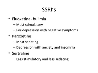 Antidepressants | PPT