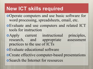 ICT and teachers | PPT