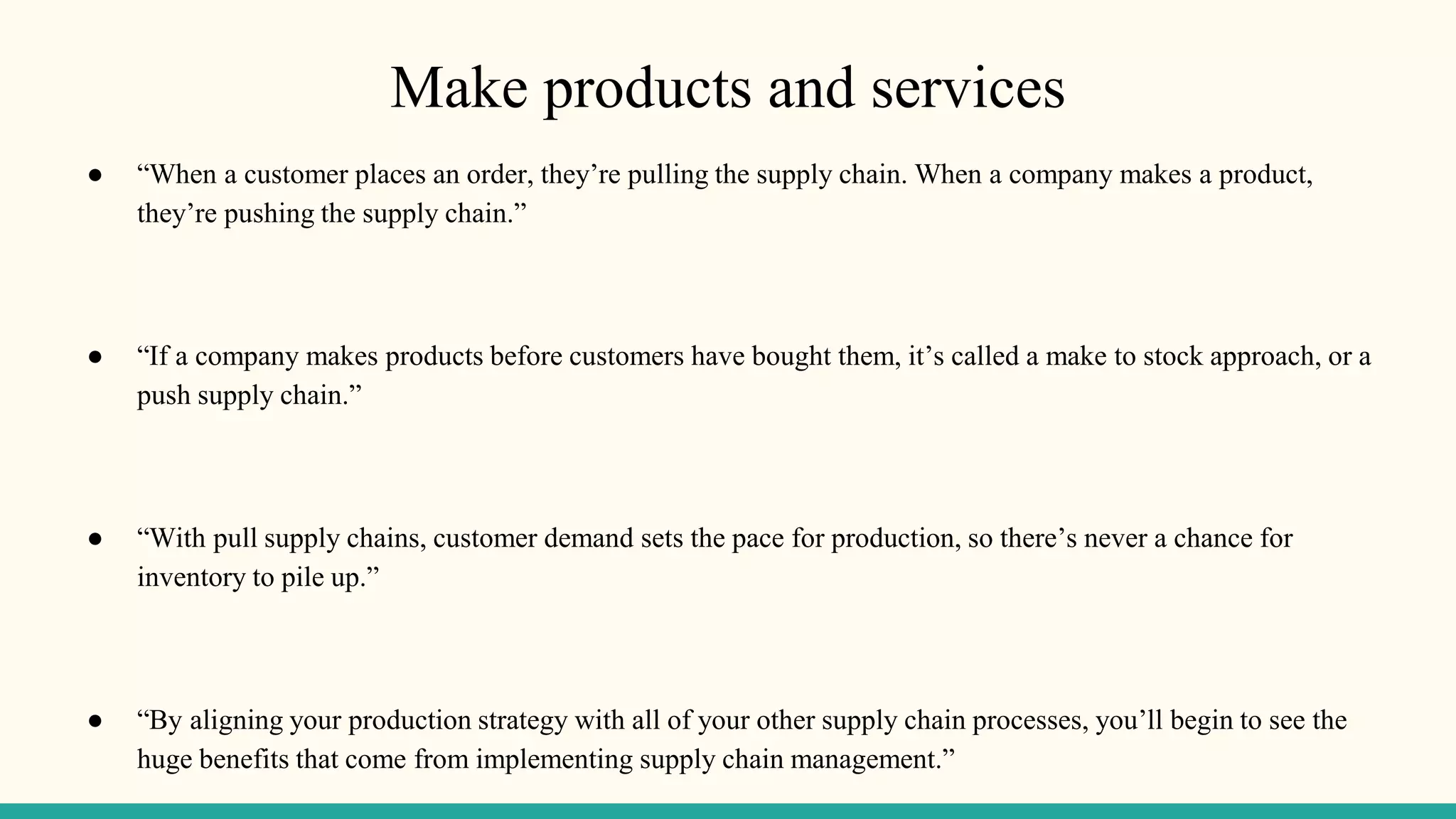 Implementing supply chain management | PPTX