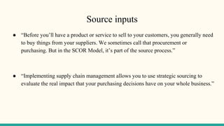 Implementing supply chain management | PPTX