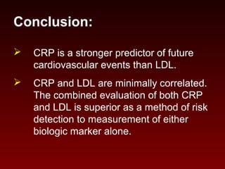 259 crp as a risk factor | PPT