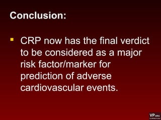 259 crp as a risk factor | PPT