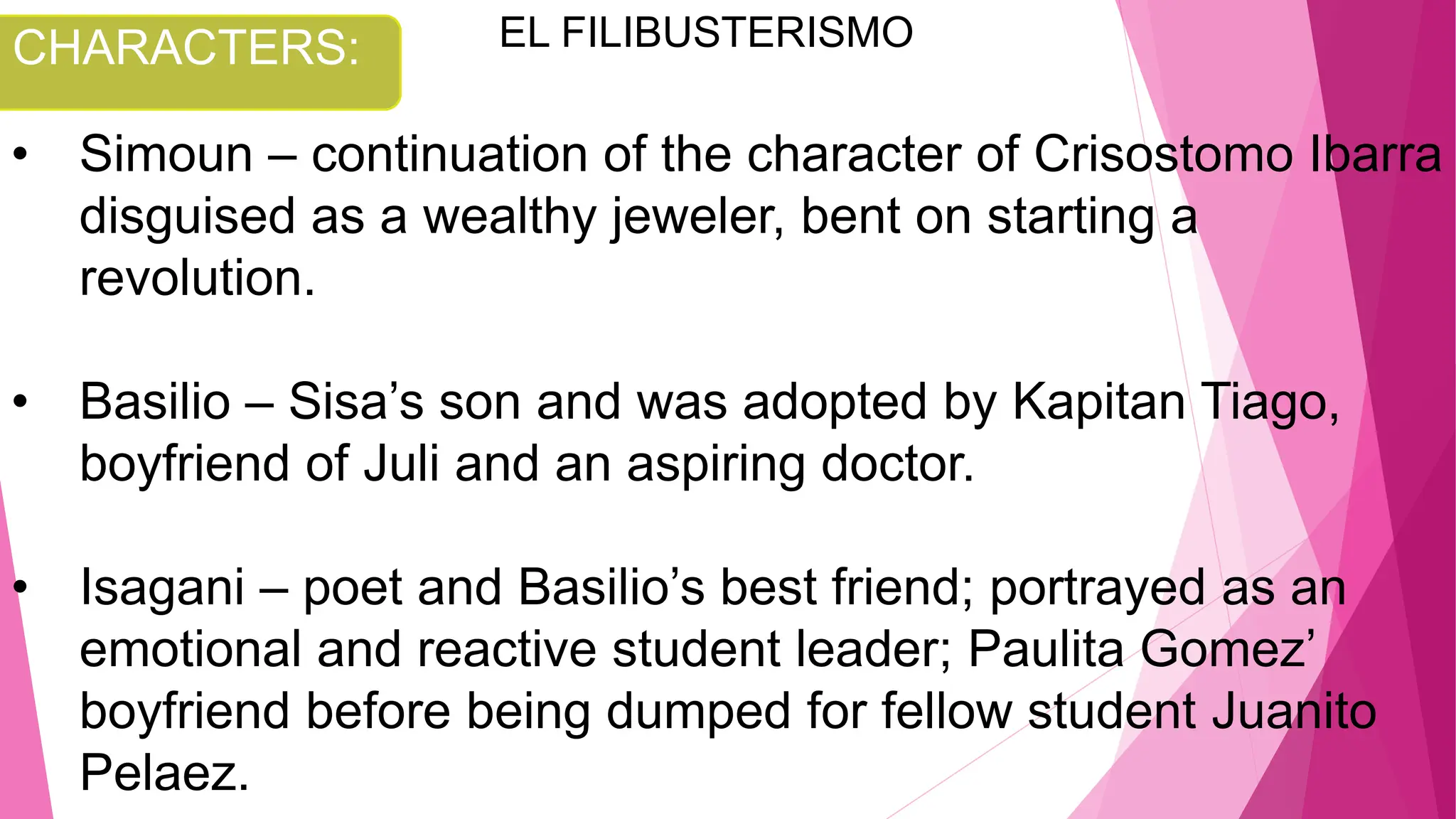 jose rizal el filibusterismo el filibusterimo | PPTX