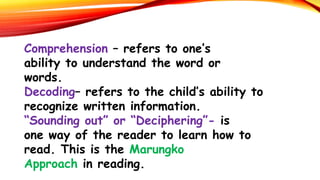RZTNHS Presentation in Marungko Approach in Reading.pptx