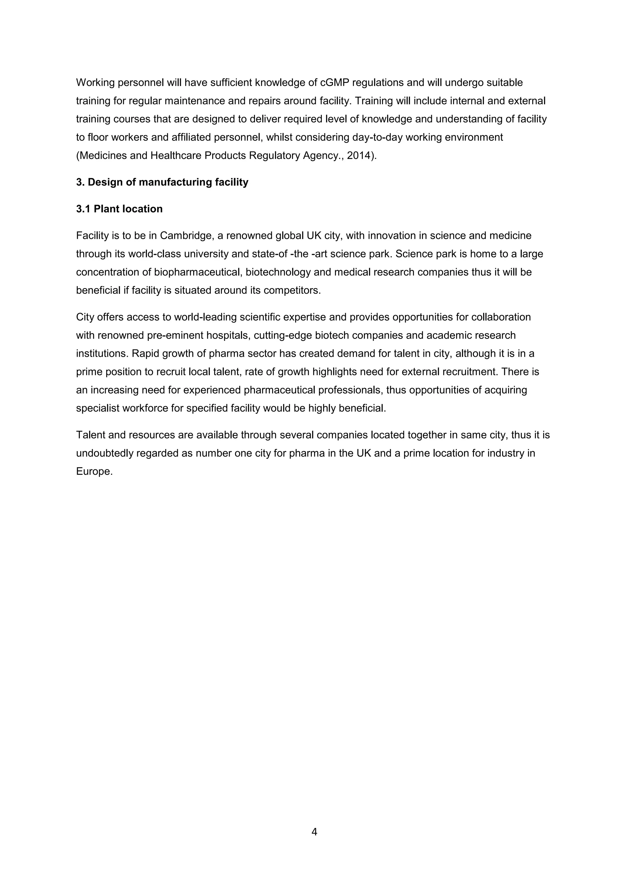 (Bio)pharmaceutical plant design | PDF