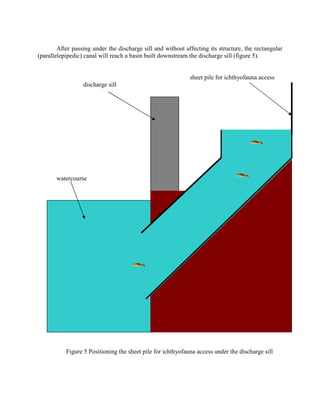 Modern technologies for ichthyofauna migration over the discharge sills ...