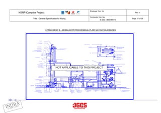 S 000-1360-0001 v-1_0001_general specification for piping | PDF