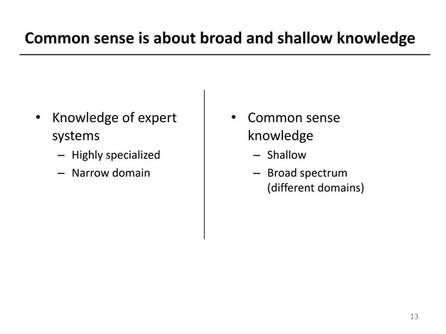 Introduction to common sense reasoning | PDF