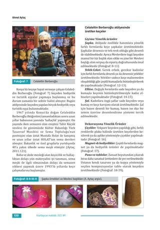 YAŞAYAN GELENEKSEL SANATLARA BİR ÖRNEK: KEÇECİLİK VE BİR USTA / AN ...