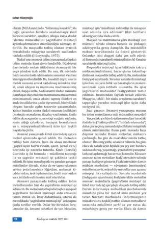 ƏDƏBİYYAT TƏLİMİ METODLARININ TƏSNİFAT PROBLEMİ / THE PROBLEM OF CLASSIFICATION OF THE ...